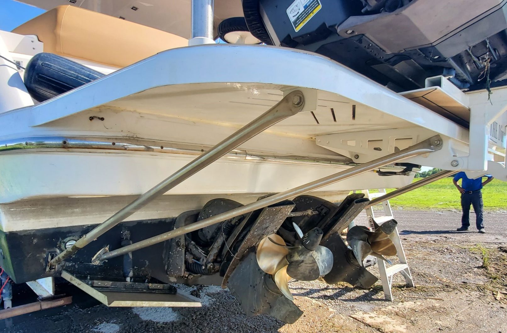 14- Extension Plate XXXL (72" x 132" wide) - THE Dinghy Davit